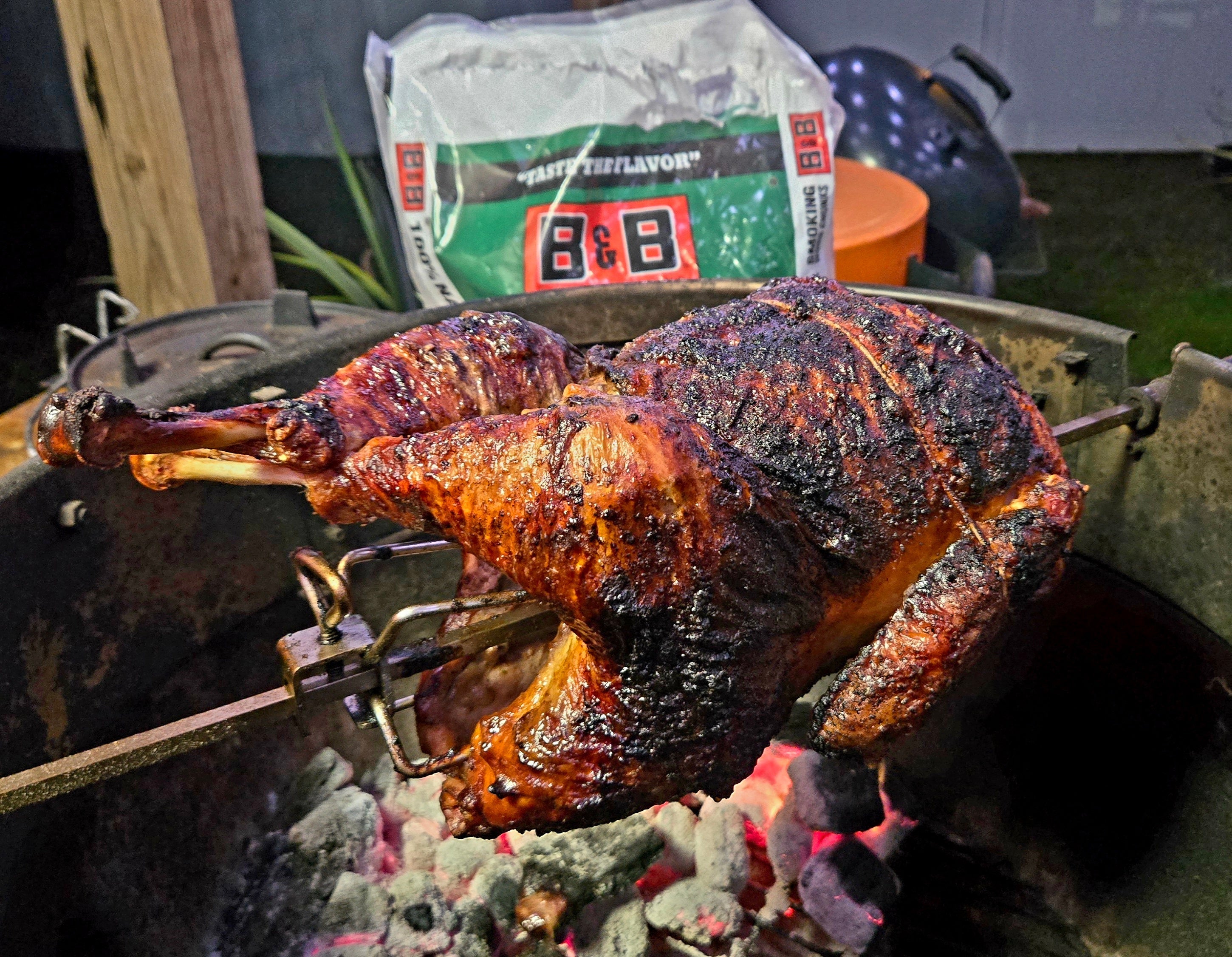 Tropical Zest on a Spit: Rotisserie Turkey with Zinger Compound Butter ...